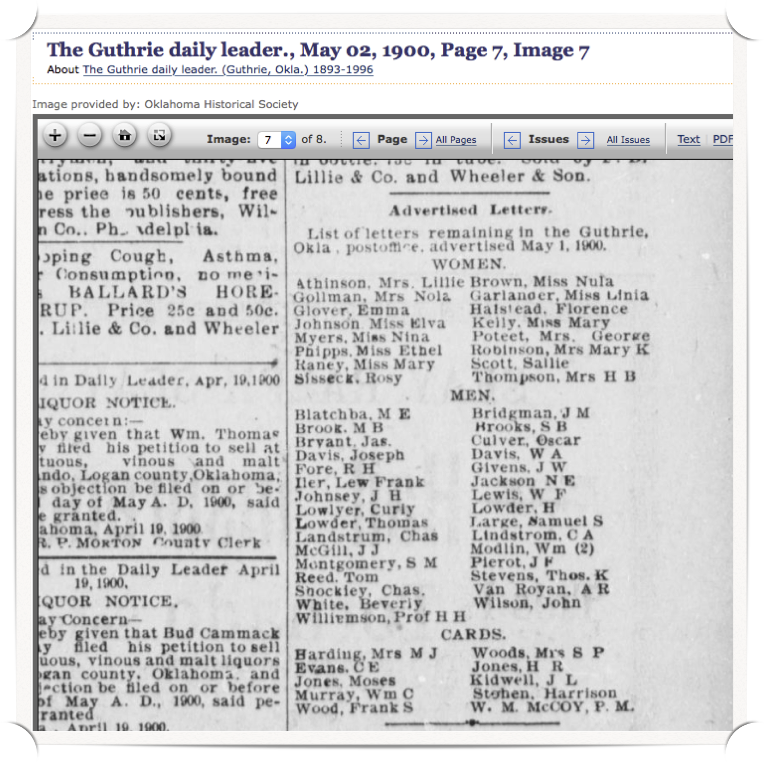 Using Newspapers: Letters Lists | Genealogy Pants