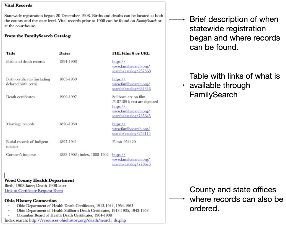 Building a Locality Guide: More on Records, Vital Records & Probate ...