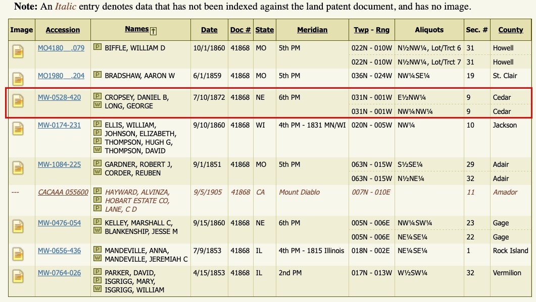 Don’t Stop Digging: BLM GLO Records Tip | Genealogy Pants